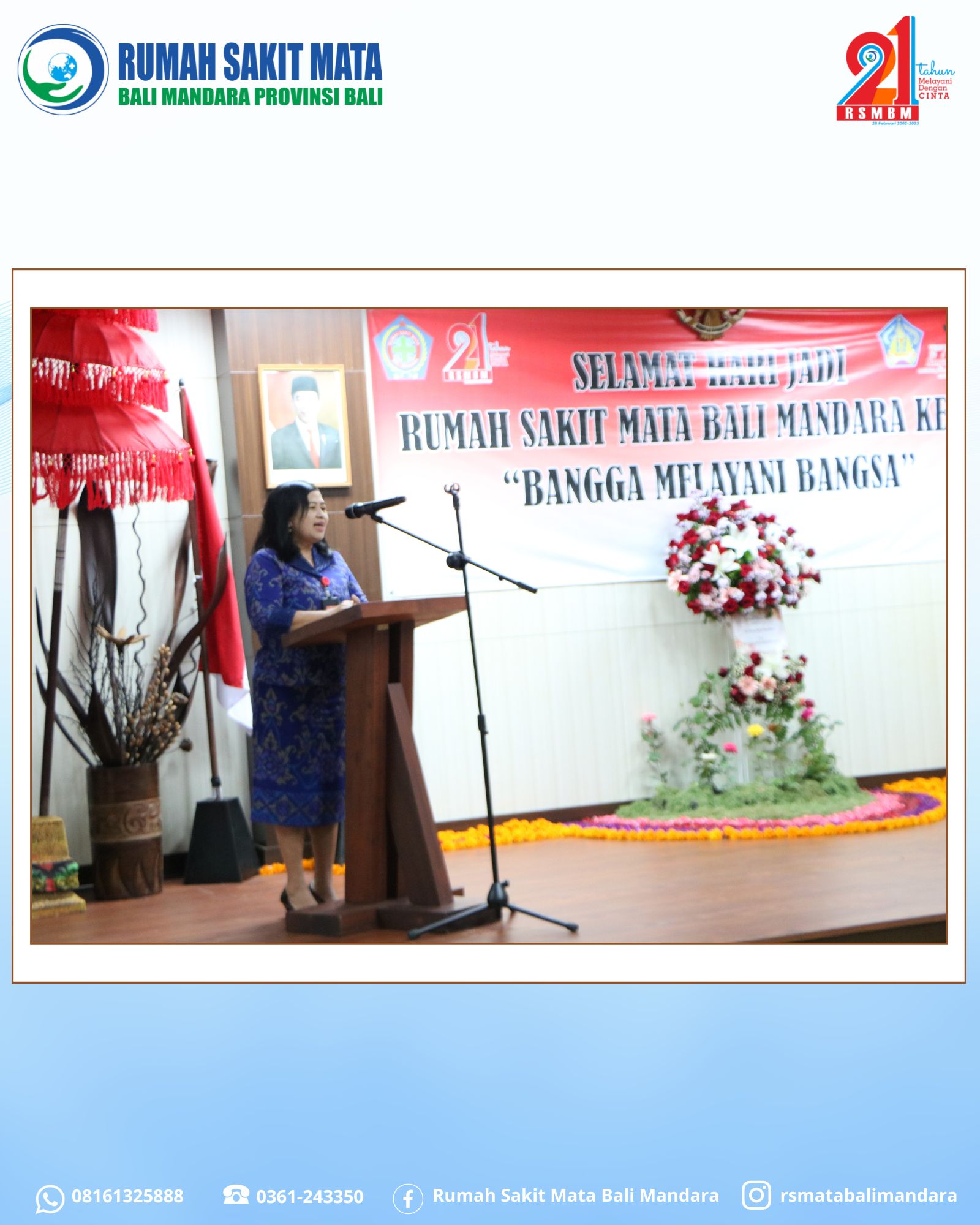 Upacara Peringatan Hari Ulang Tahun sekaligus Launching Logo Baru Rumah ...