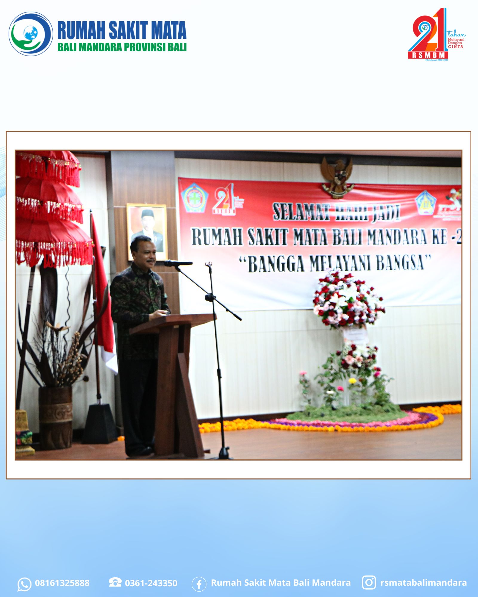 Upacara Peringatan Hari Ulang Tahun sekaligus Launching Logo Baru Rumah ...