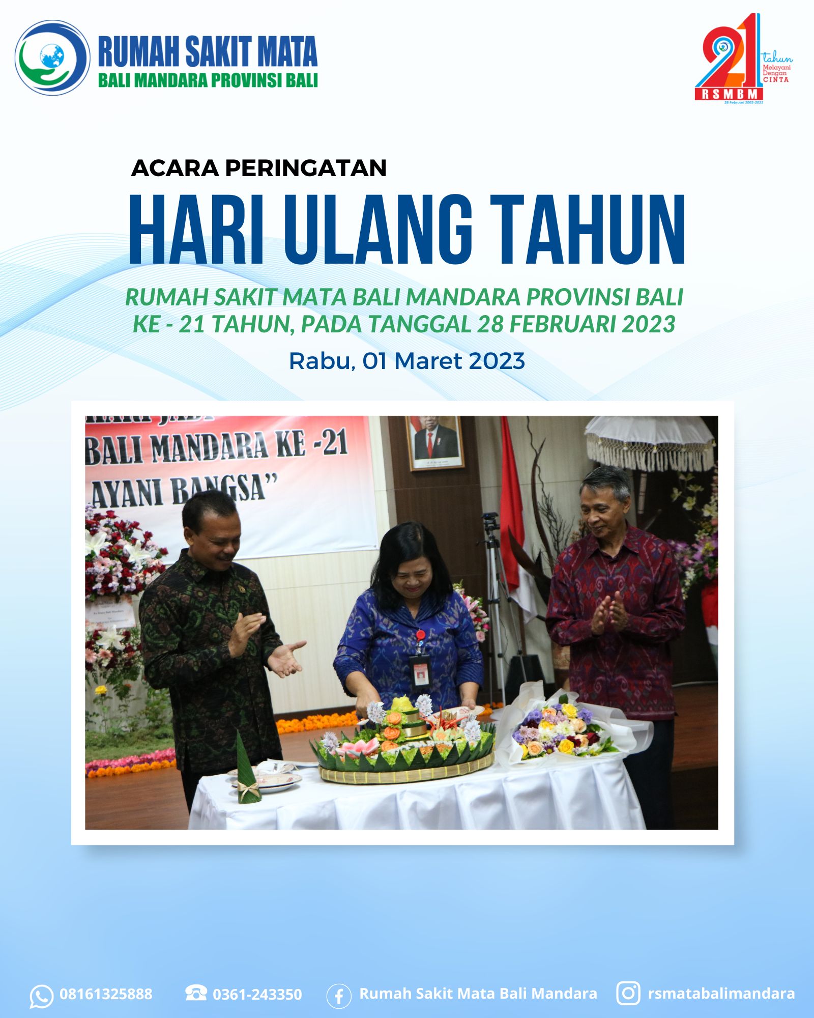 Anniversary Ceremony as well as Launching the New Logo of Bali Mandara ...